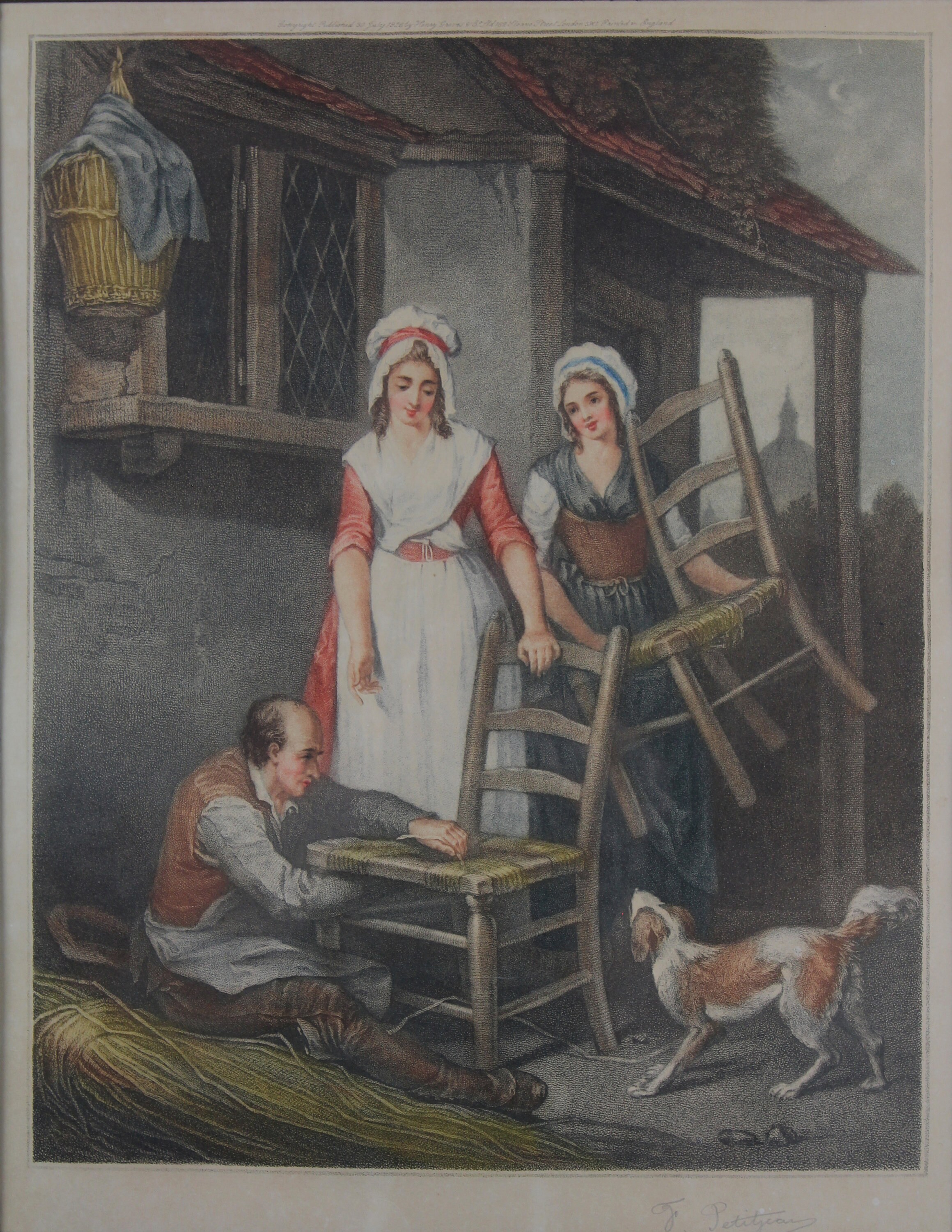 Vintage "old Chairs to Mend" From Cries of London Series Signed Art ...