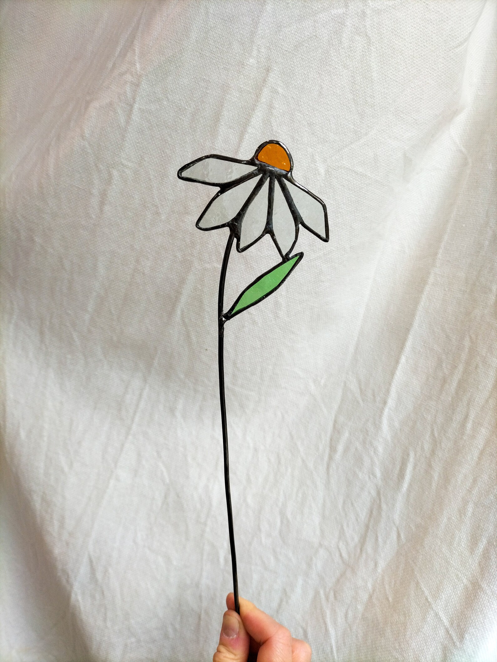 Stained Glass Daisy Stem - Etsy
