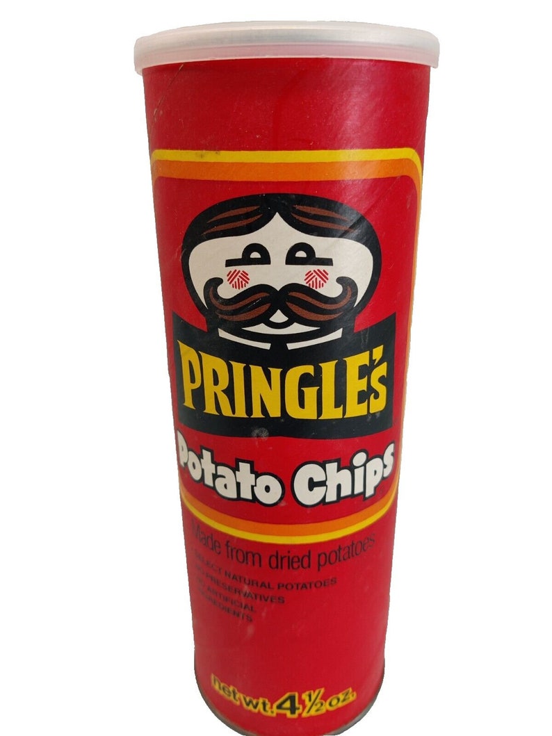 Vintage Pringles Potato Chip Can 1970s Era-very Cool Survivor - Etsy