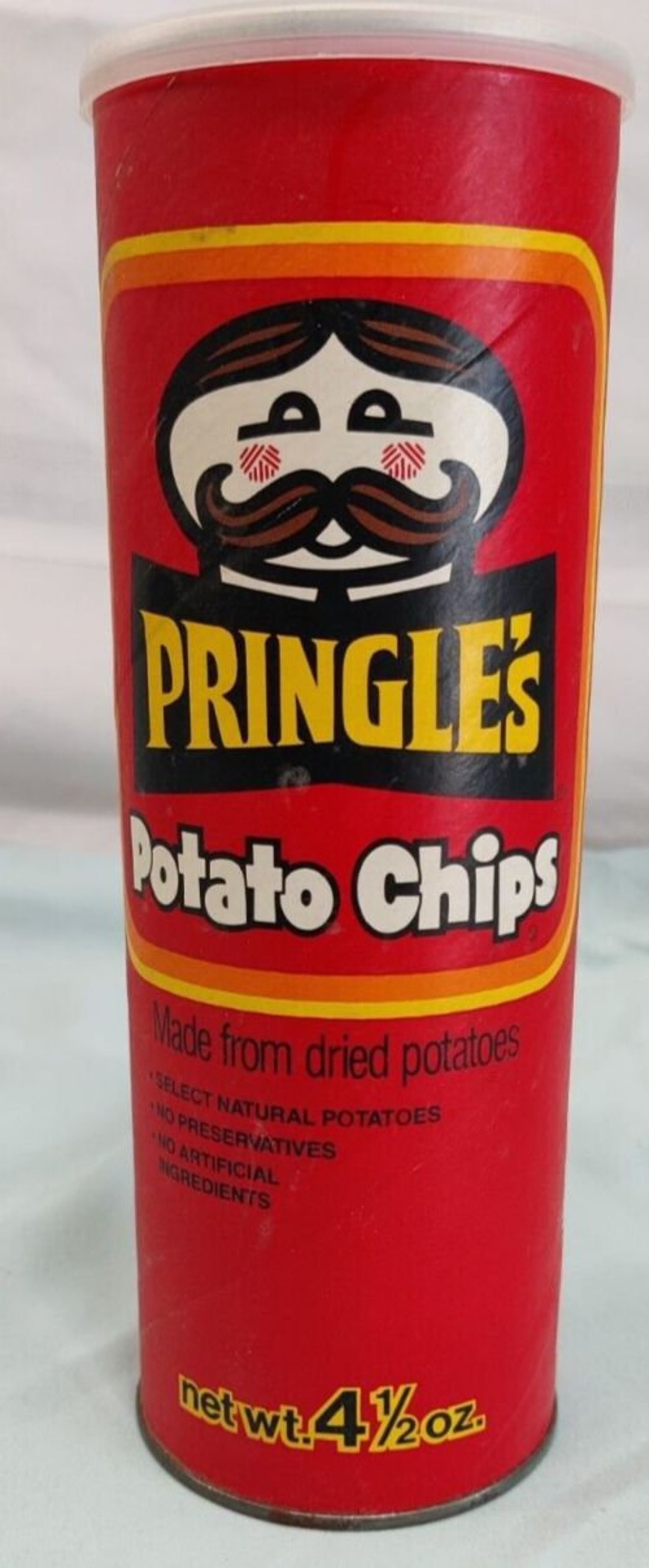 Vintage Pringles Potato Chip Can 1970s Era-very Cool Survivor - Etsy