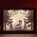 Handcrafted Narnia Shadow Box Light - Majestic Aslan's Realm Scene - Etsy