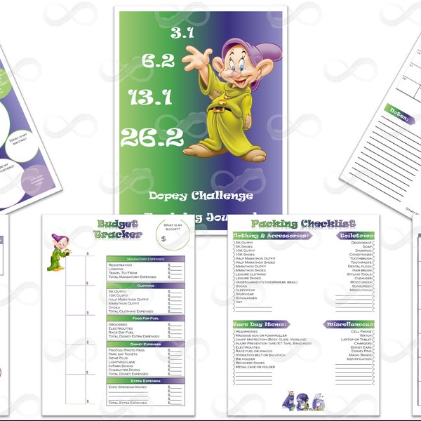 Dopey Challenge - Etsy