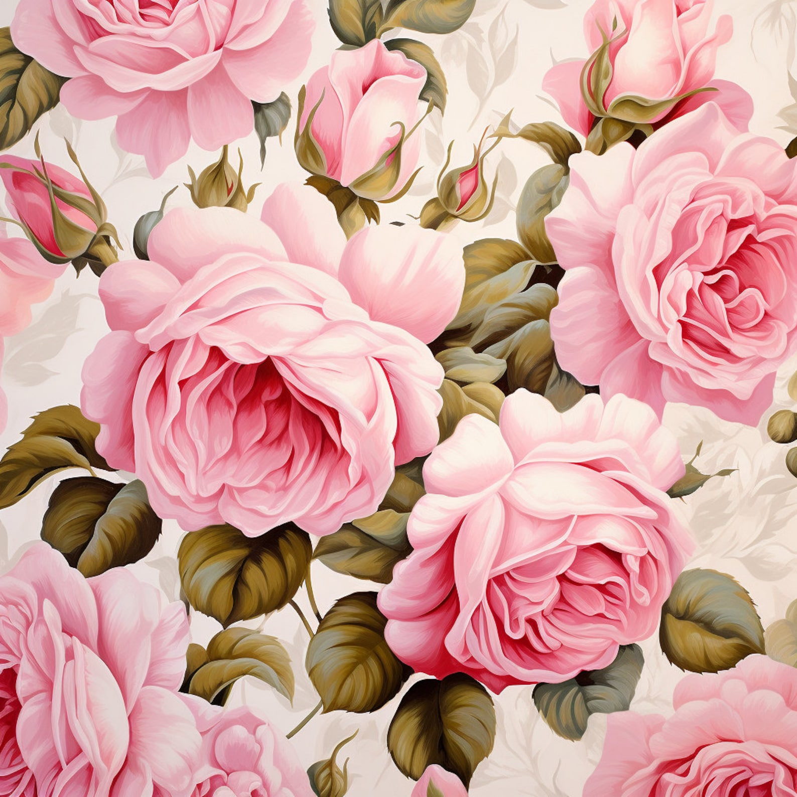 Pink Rose Pattern - Etsy
