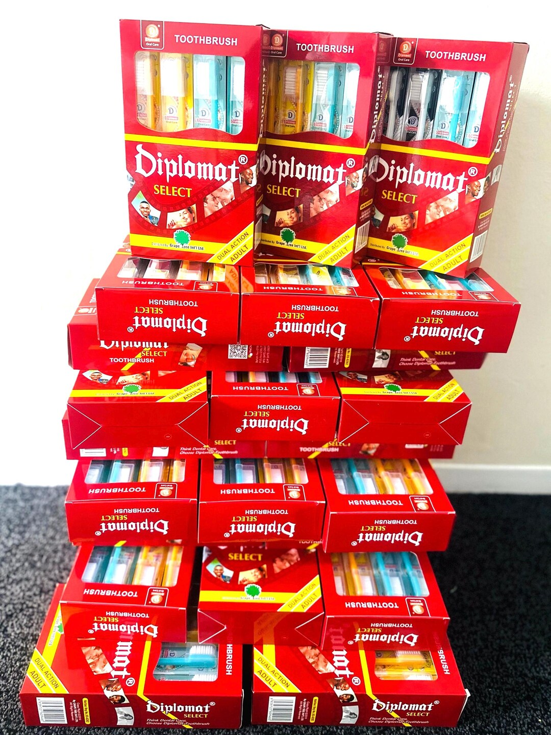 Diplomat Original Smokers Extra Hard Bristle Innovative Design ...