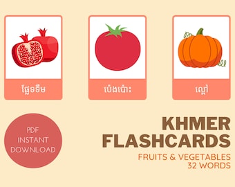 Montessori Flash Cards • Real Images • Fruits/vegetables Flash Cards ...