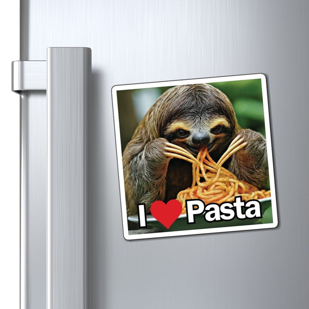 Sloth Magnet - Funny Sloth Magnet, Sloth Decal, Sloth Fridge Magnet ...