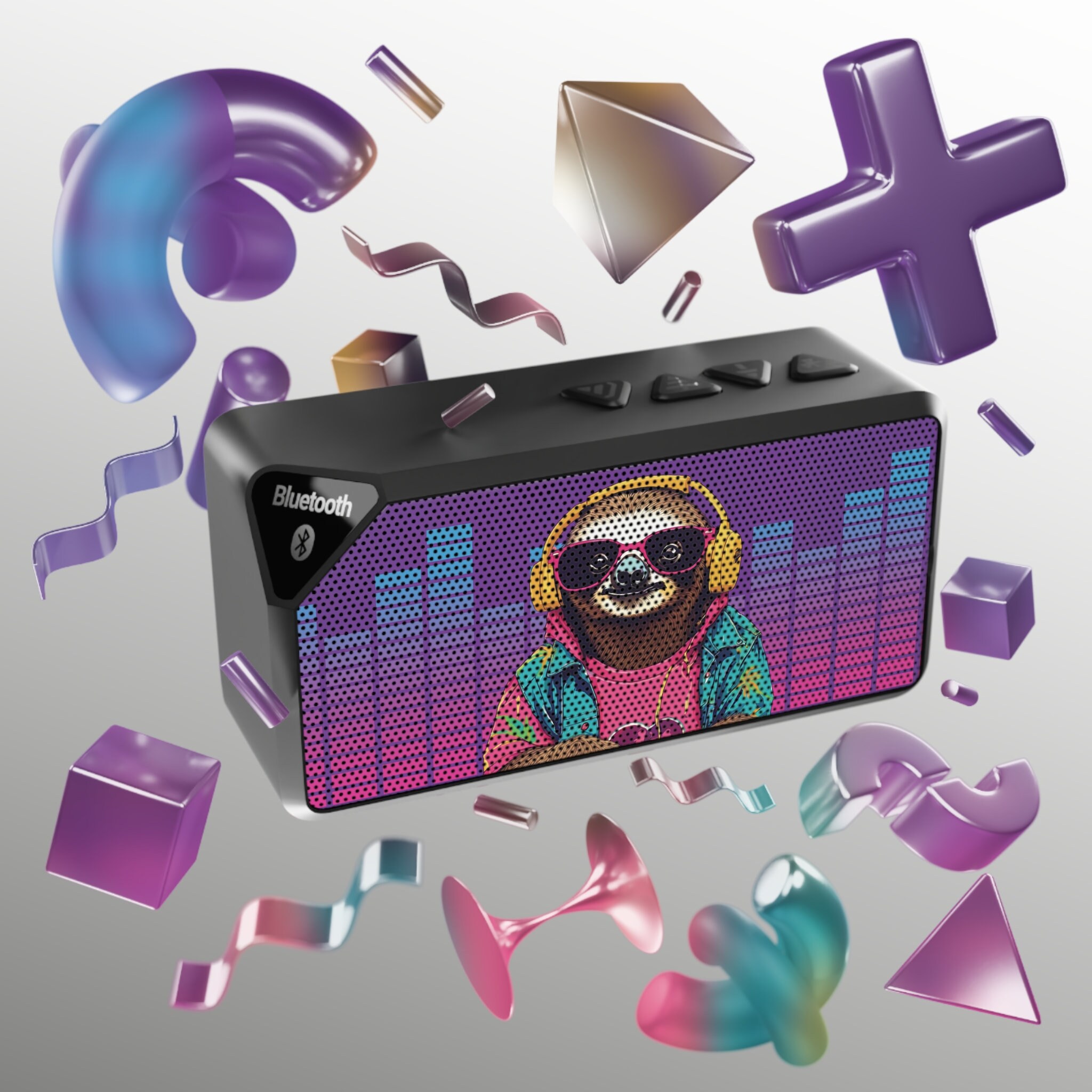 DJ Sloth Jabba Bluetooth Speaker - Etsy