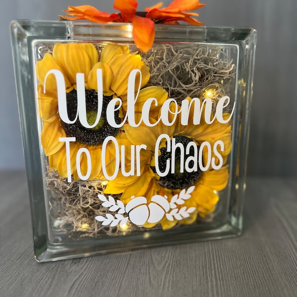 Glass Block Decor - Etsy