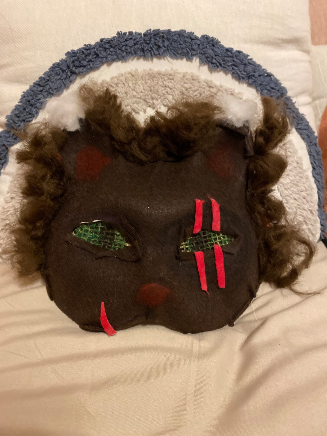 Dark Brown Custom Cat Mask - Etsy