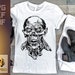 Scary Zombie Head SVG File | Gothic Steampunk Horror Art Template ...