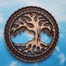 Tree of Life in a Circle SVG Layered File | Vector Design for Laser ...