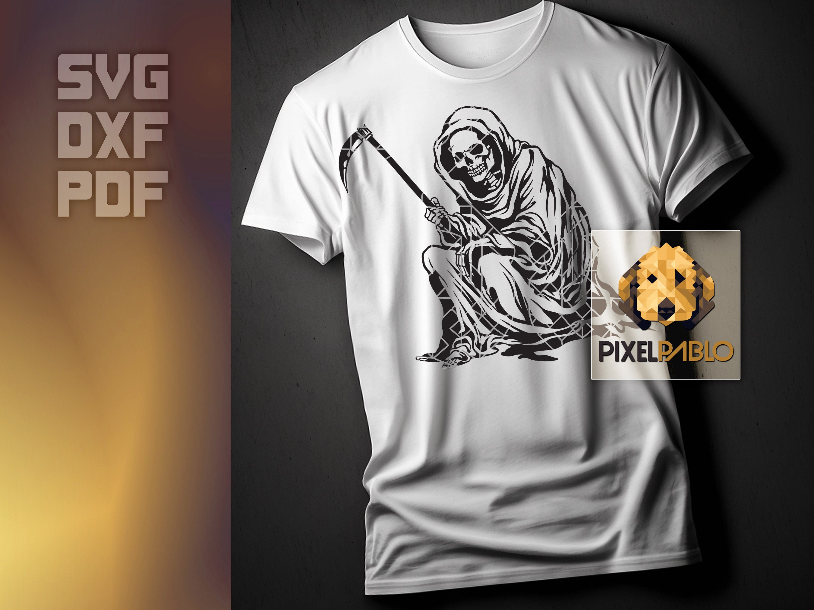 Grim Reaper With Scythe Skeleton Hood Gothic Steampunk - Etsy Canada