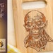 Scary Zombie Head SVG File | Gothic Steampunk Horror Art Template ...