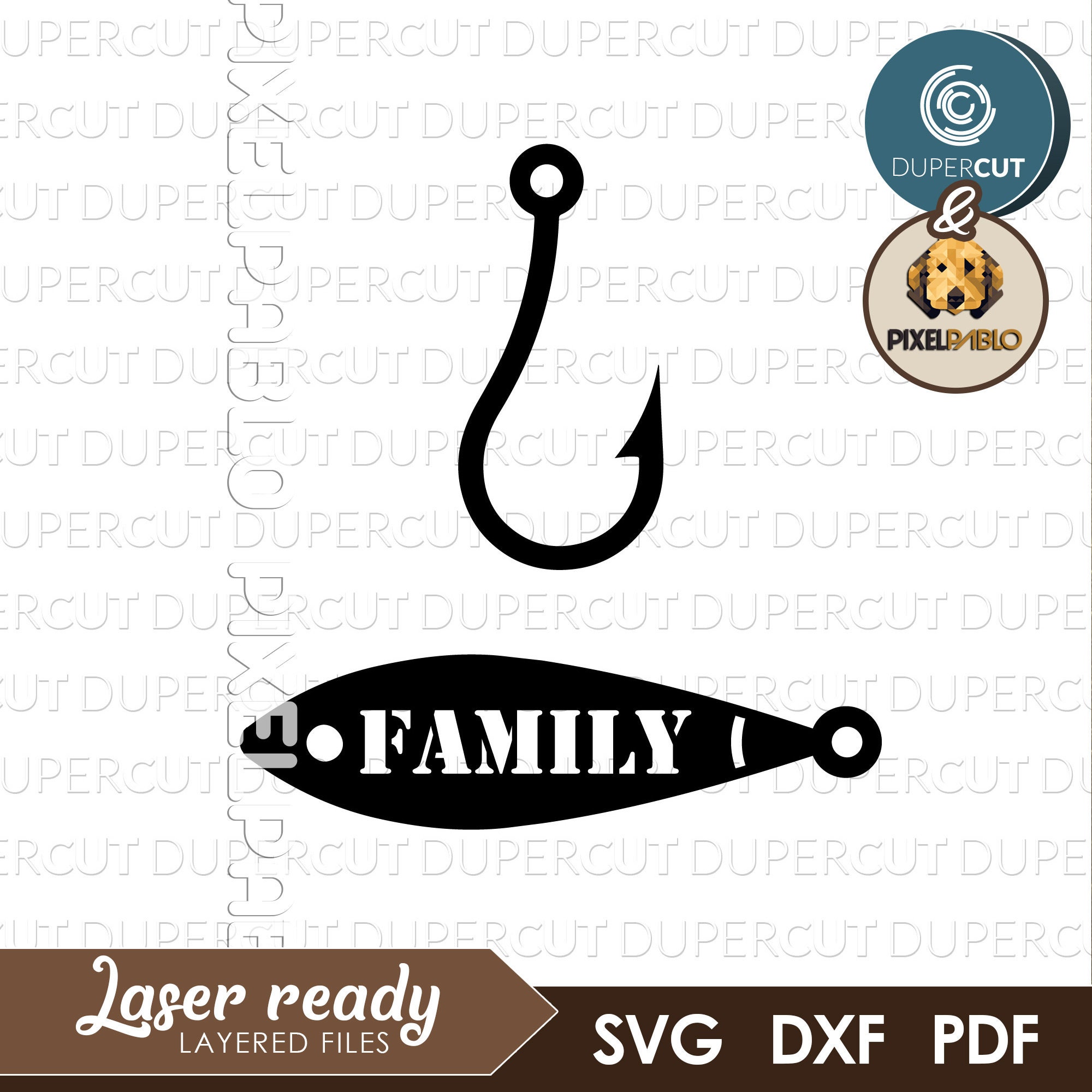 Fishing Welcome Sign SVG Layered File Add Custom Text Vector Design ...