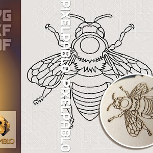 Bee Scoring Pattern SVG File | Detailed Template, Vector Design for ...