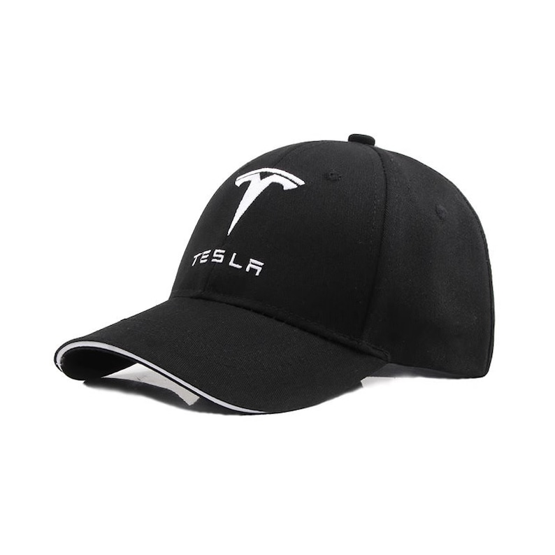 Electrify Your Style: Tesla Embroidery Cap With Adjustable Fit ...