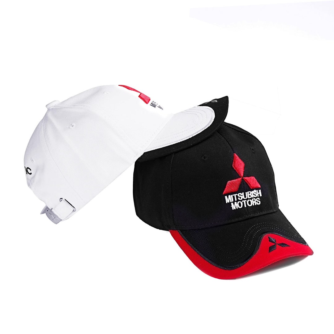 Vintage Mitsubishi Rally Race Cap Baseball Cap Adjustable Peaked Cap ...