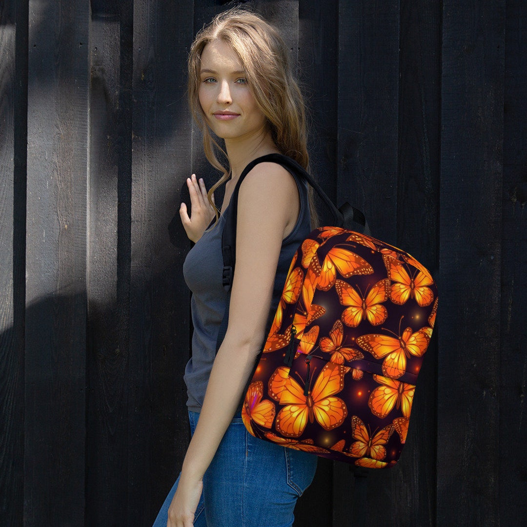 Colorful Butterflies Backpack for Kids and Adults School Cute - Etsy