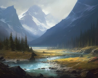 Plants and Animals of Glacier National Park Clipart - Etsy