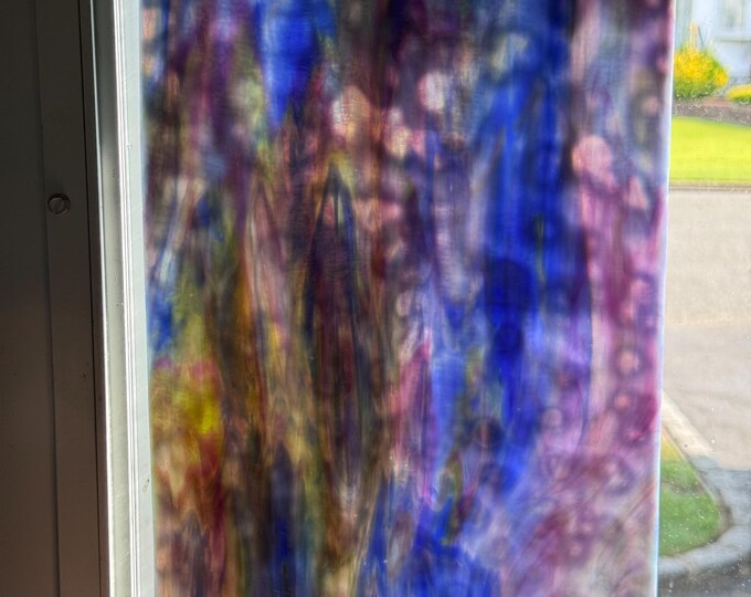 Vintage Uroboros Stained Glass Sheet, Multicolored, 7.5”x13” - Etsy