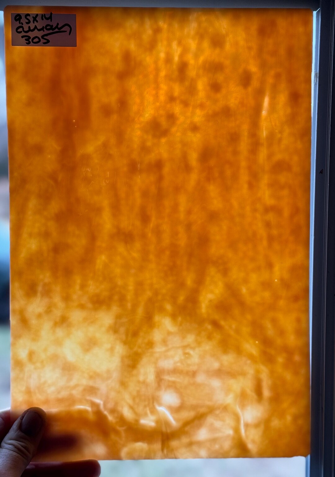 Vintage Bullseye Curious Glass, Pink Salmon 305, 9.5x14 - Etsy