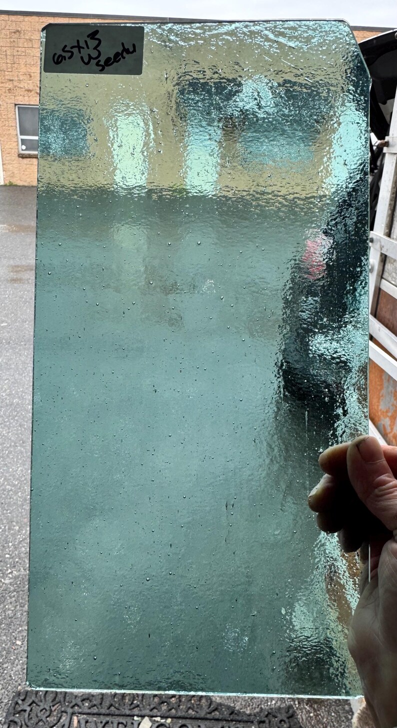 Vintage Wissmach Seedy Light Blue Transparent, 6.5”x13” - Etsy