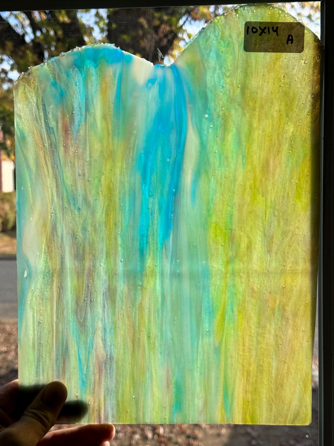Vintage Wissmach Stained Glass Sheet, Multicolored, 10”x14” A - Etsy