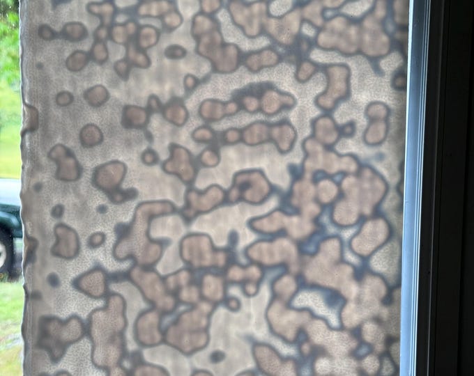 Vintage Uroboros Stained Glass Sheet, Gray Mottled, 10”x14” - Etsy