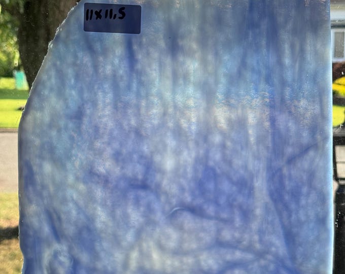 Chicago Art Glass Sheet, Periwinkle/sky Blue, 11”x11.5” - Etsy