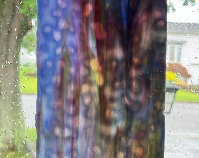 Vintage Uroboros Stained Glass Sheet, Multicolored, 6”x11.5” - Etsy