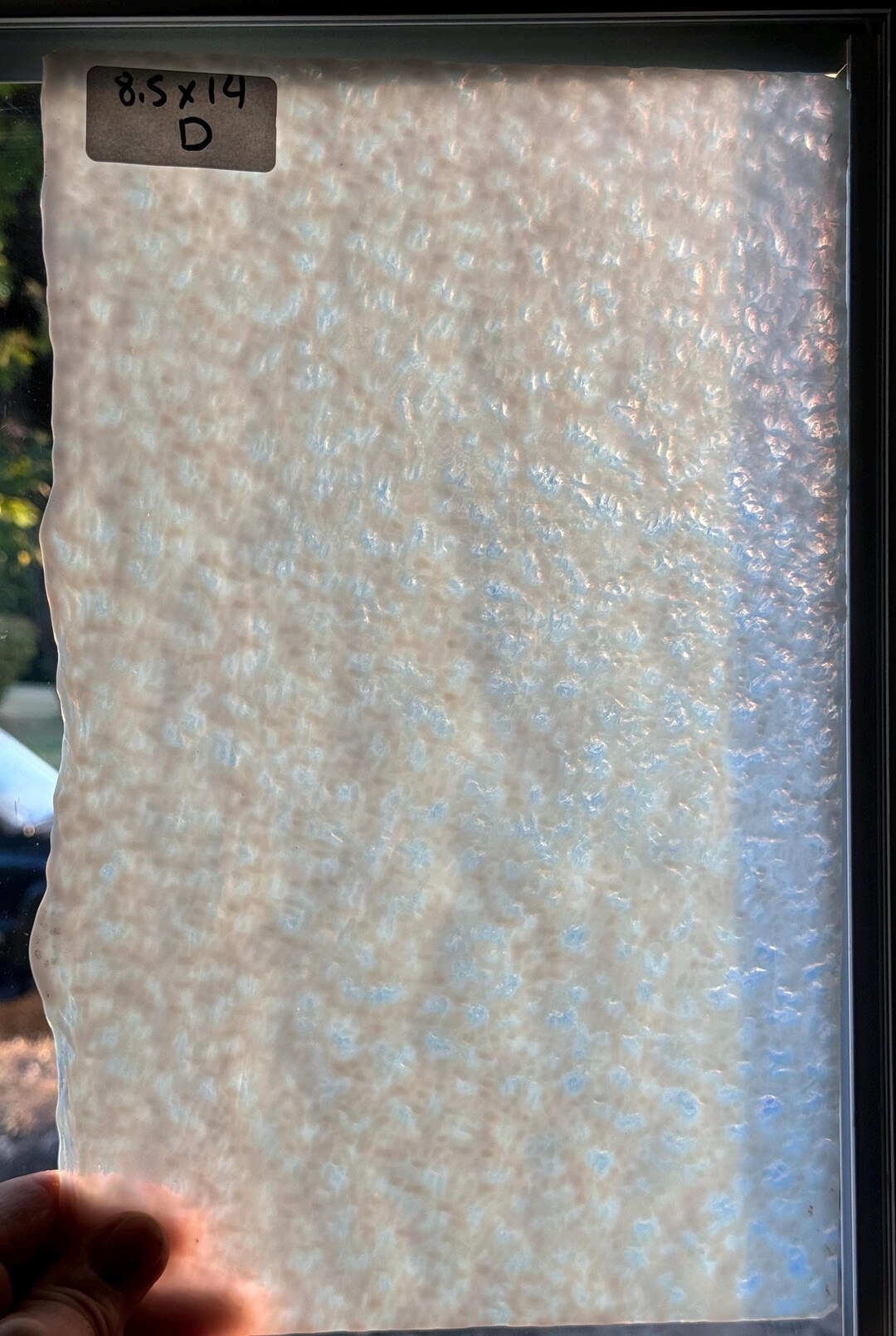 Vintage Snowball Granite Art Glass Sheet , 8.5”x14” D - Etsy