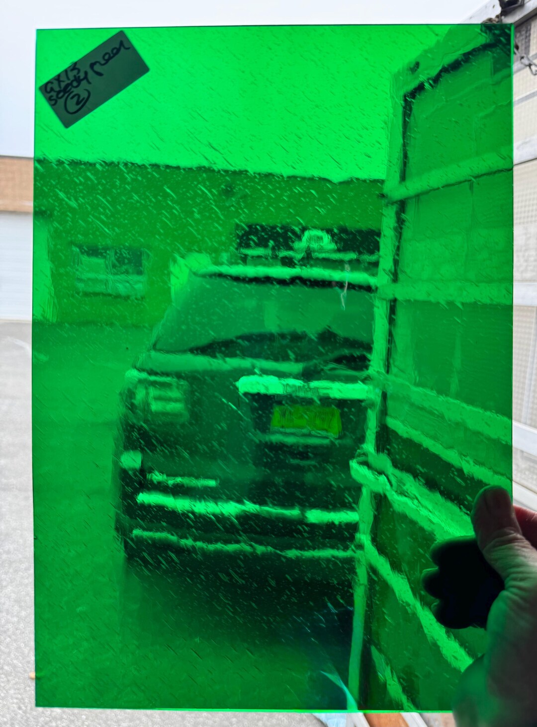 Vintage Mouth Blown Antique, Seedy Green, 9”x13” - Etsy