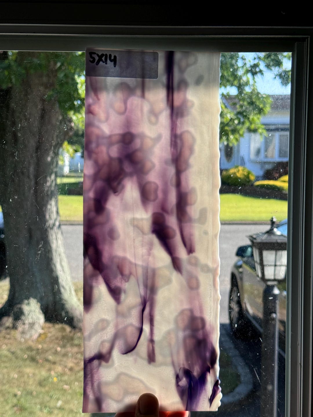 Vintage Uroboros Stained Glass Sheet, Purple /white, 5x14 - Etsy