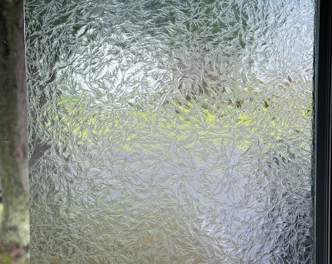 Vintage Glue Chip Stained Glass Sheet, Gray, 10”x14” - Etsy