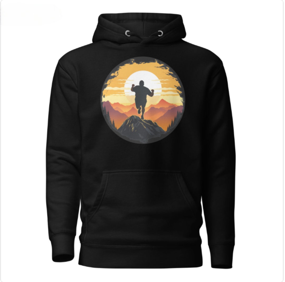 Unisex Streetwear Hoodie fat Guy Runnin' Edition - Etsy