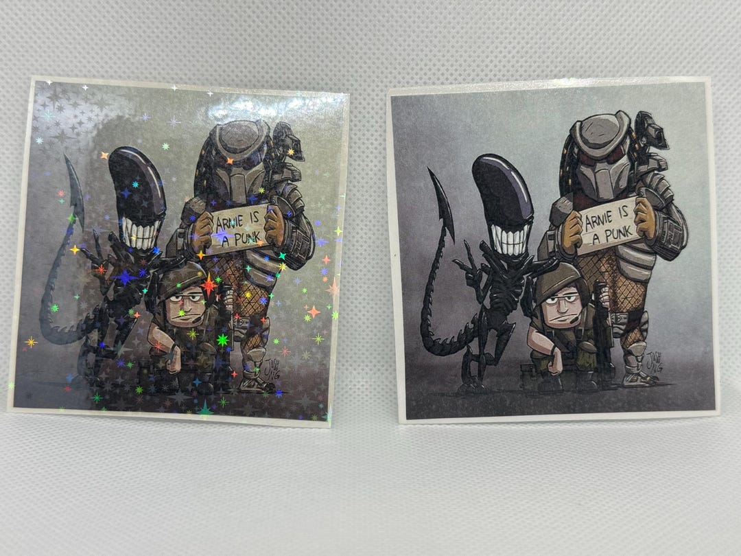 Alien VS Predator Hate Arnie - Etsy