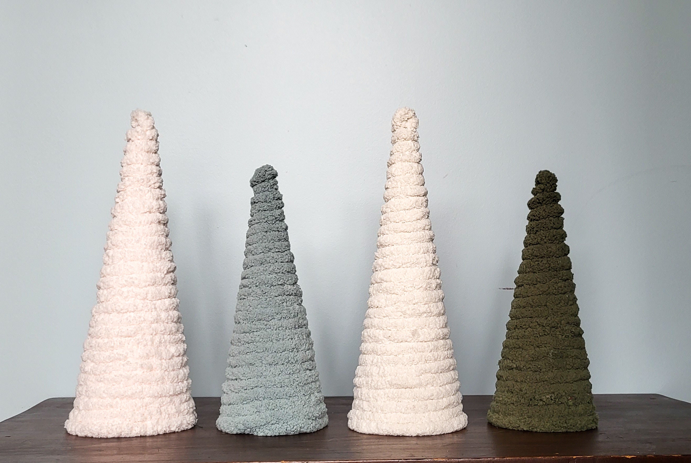 Yarn Tree, Christmas Decor, Cone Tree 3 Sizes, Home Decor - Etsy