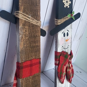 Snowman Leaner/ Winter Decor/ Christmas Decor - Etsy