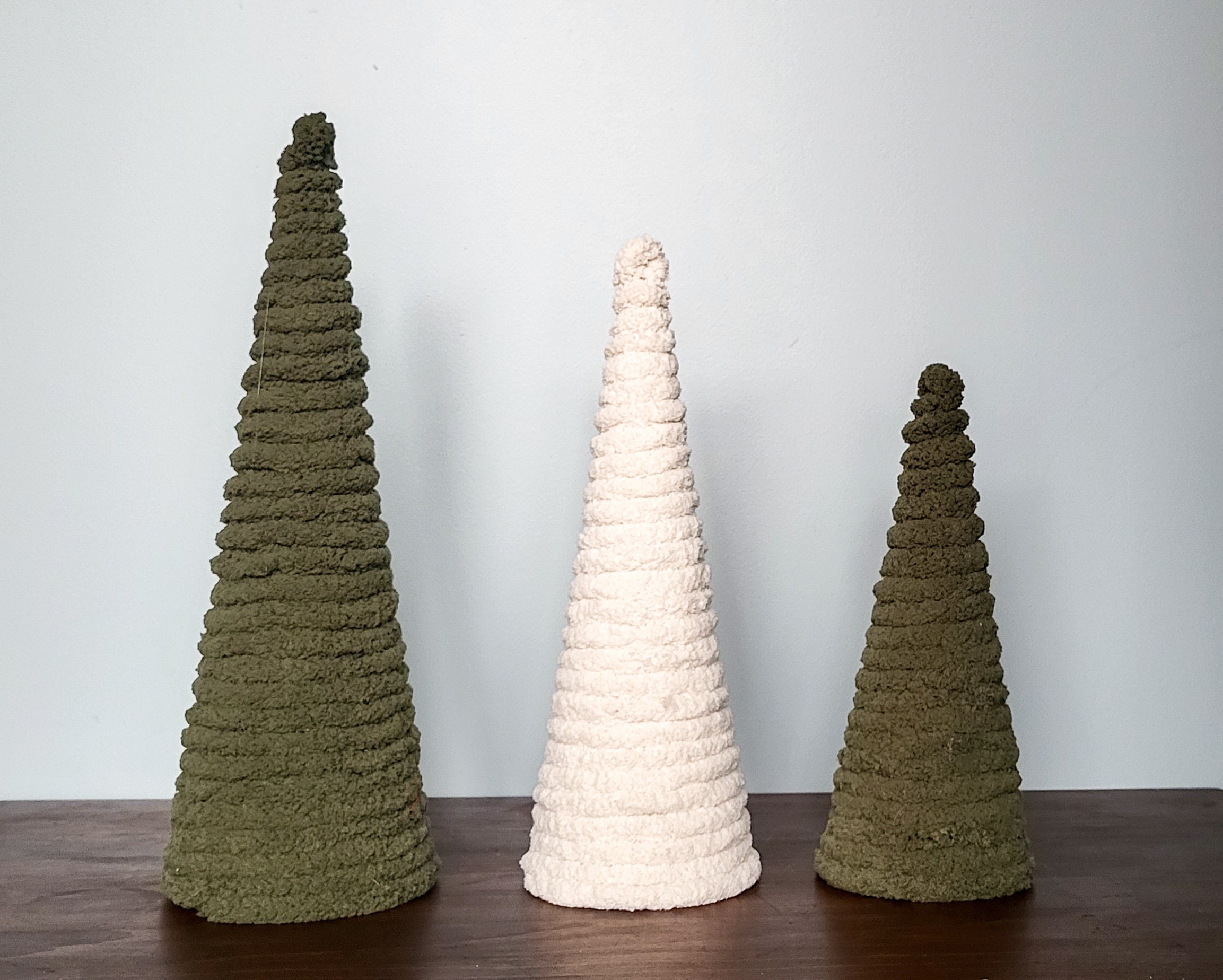 Yarn Tree, Christmas Decor, Cone Tree 3 Sizes, Home Decor - Etsy
