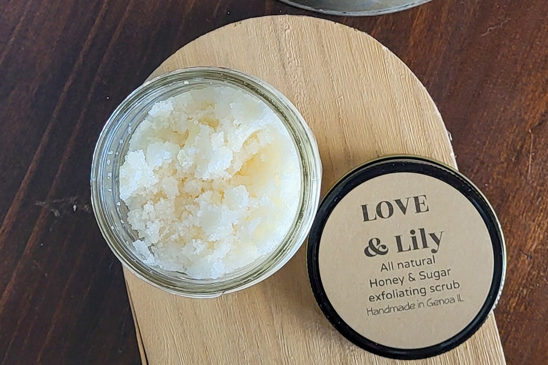 Honey Sugar Exfoliating Scrub, Gentle Cleansing and Hydrating Love ...