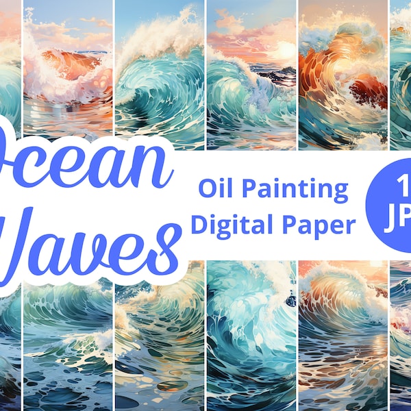 Waves Paper - Etsy