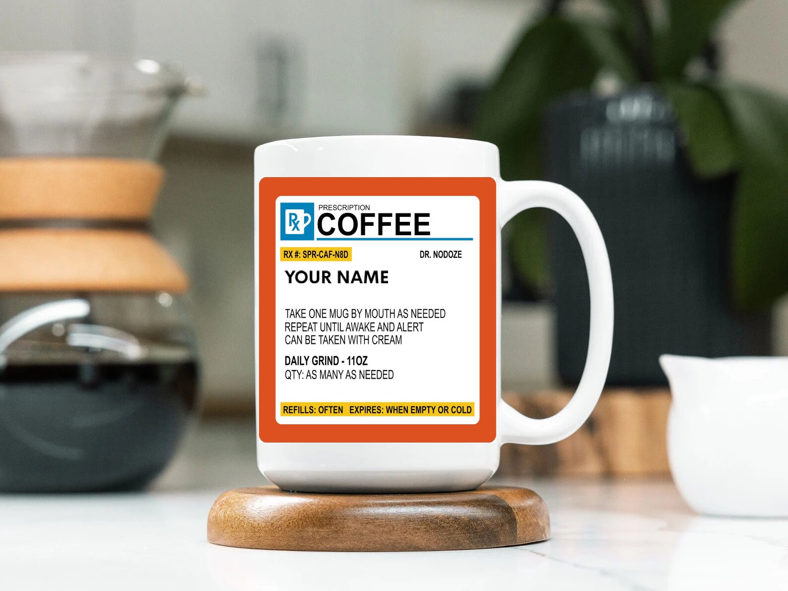 Personalized Coffee Mug, Custom Coffee Mug, Prescription Coffee Mug ...