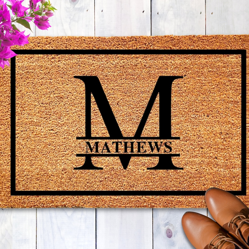 Custom Personalized Welcome Mats - Etsy