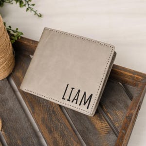 Kids Personalized Wallets, Wallet for Son Gift From Mom to Son Monogram ...