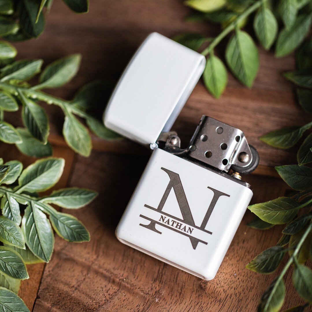 Custom Engraved Lighter, Custom Monogram Lighter With Case ...