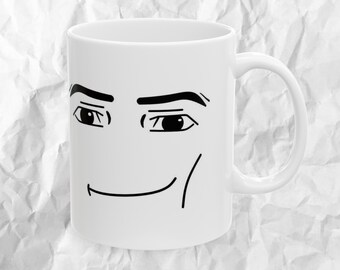 Roblox Man Face Mug 11oz - Etsy