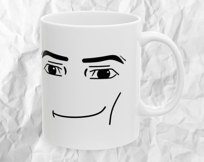 Roblox Man Face Mug 11oz - Etsy Canada