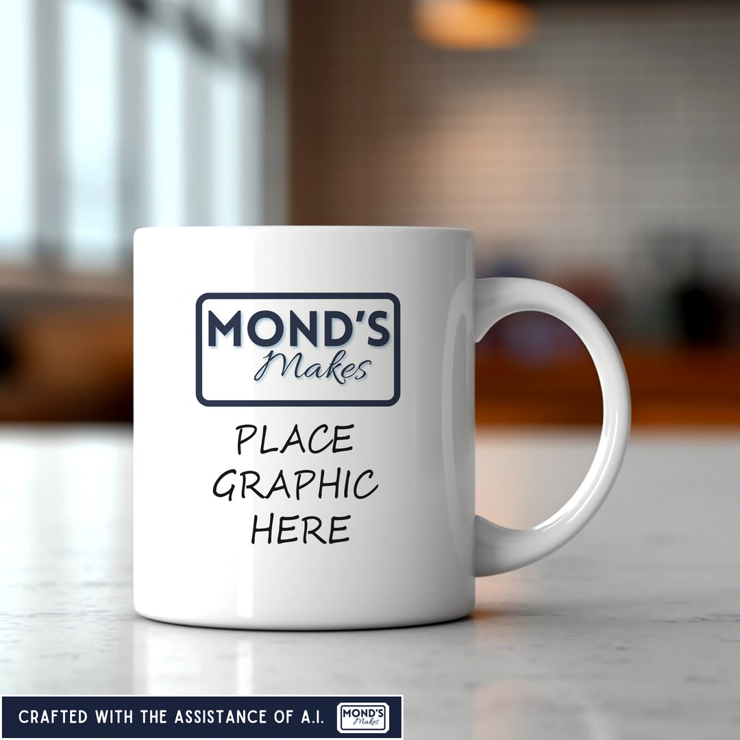 Clean Mug Mockup PNG File Instant Digital Download White Coffee Mug ...