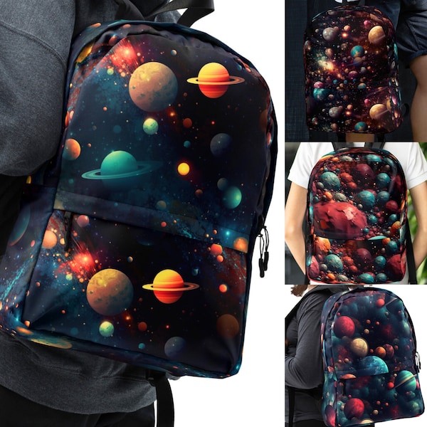 Space Theme Backpack - Etsy