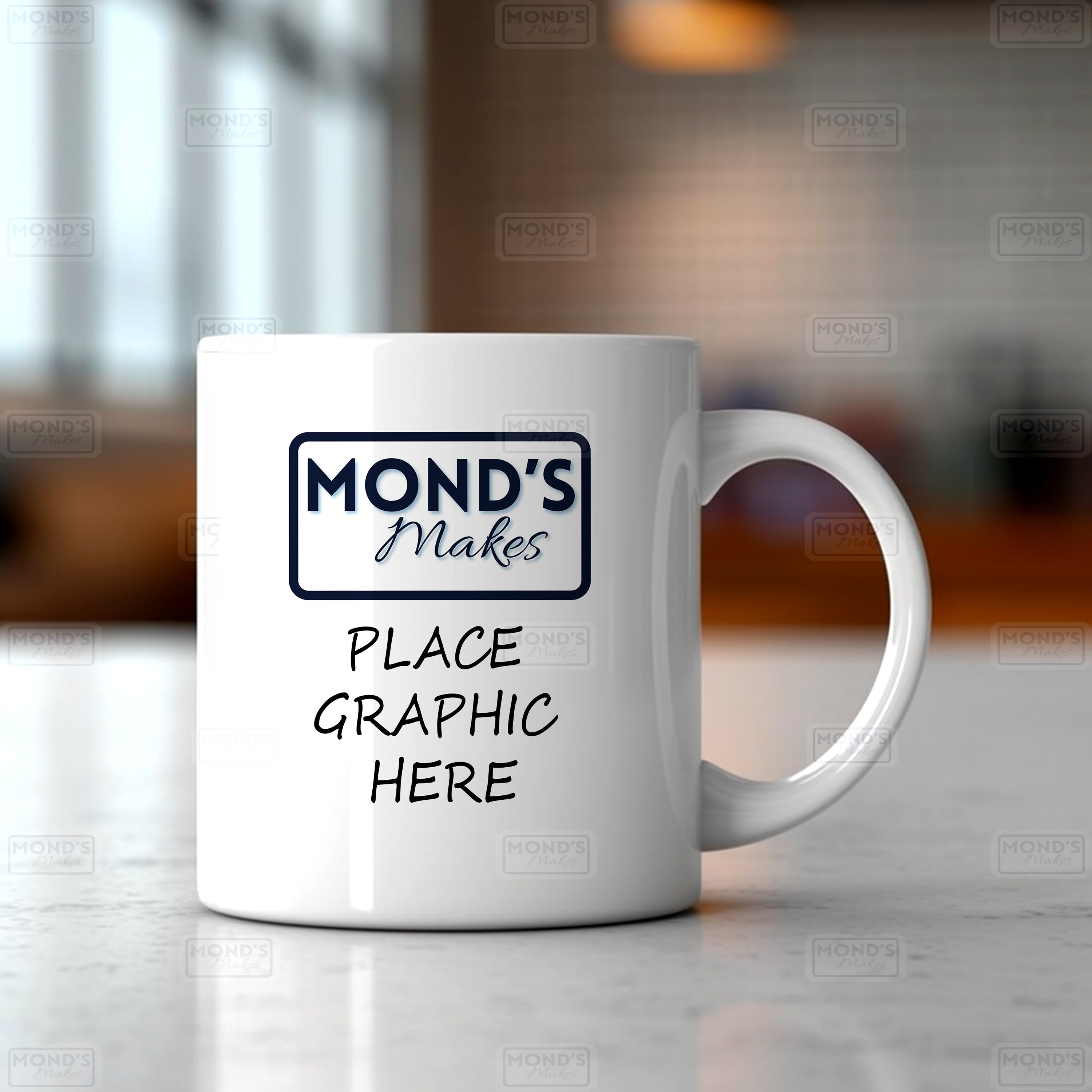 Clean Mug Mockup PNG File Instant Digital Download White Coffee Mug ...